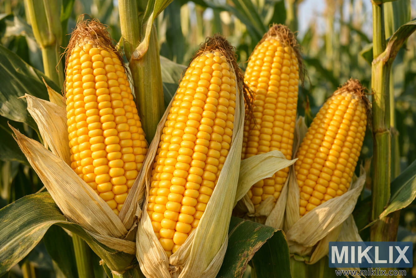 Image: Golden Bantam Corn with Classic Yellow Kernels - Miklix