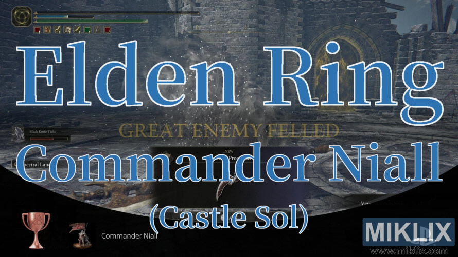 Image: Elden Ring – Commander Niall (Castle Sol) Boss Battle Victory ...